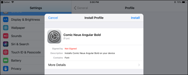 How to Install Fonts on an iPad or iPhone