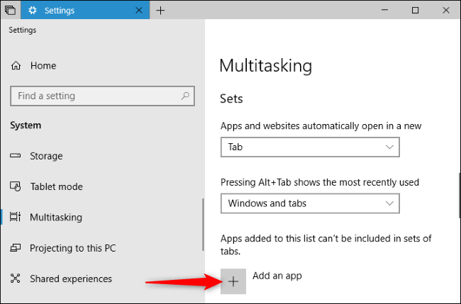How to Exclude an App from Windows 10’s New Tabs