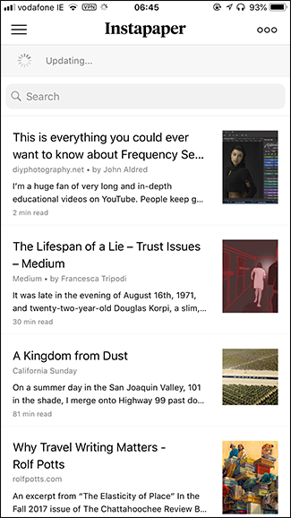 How to Use Instapaper in the EU