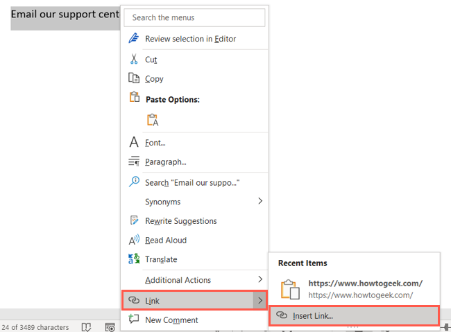 How to Insert, Delete, and Manage Hyperlinks in Microsoft Word