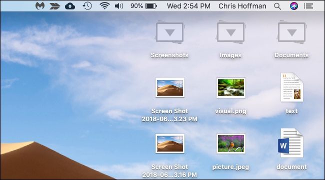 How to Organize Your Desktop With Stacks on macOS Mojave