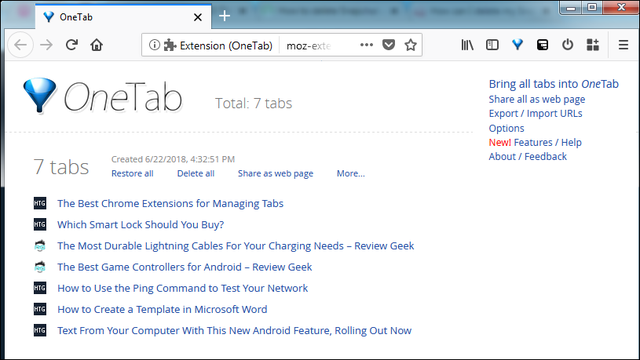 The Best Firefox Extensions for Managing Tabs
