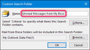 Save Time With Custom Search Folders in Microsoft Outlook