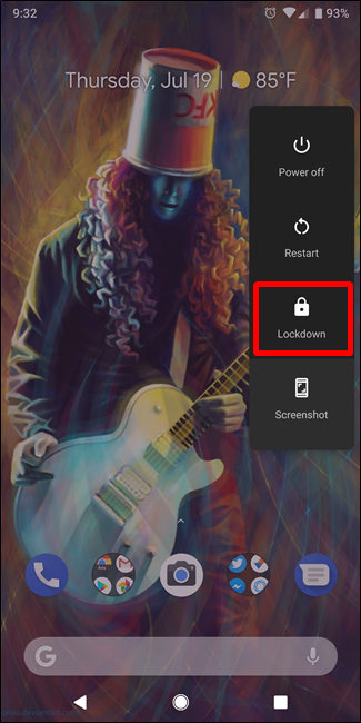 How to Temporarily Disable the Fingerprint Reader and Smart Lock in Android P