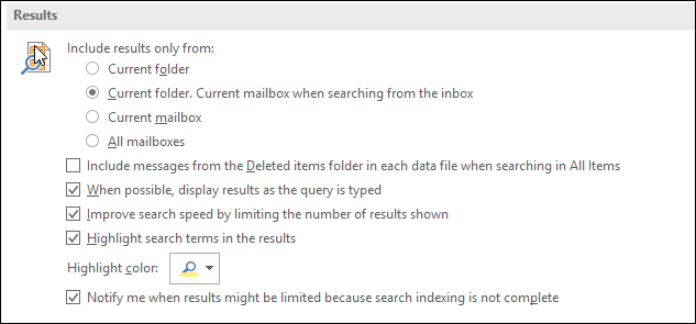 How to Change the Default Search Location in Microsoft Outlook