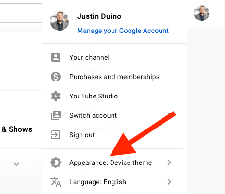 How to Enable Dark Mode in YouTube