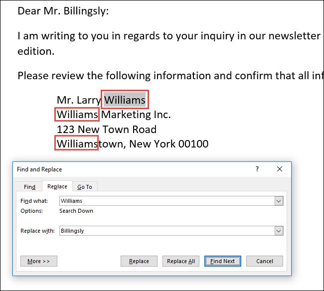 How to Find and Replace Text in Microsoft Word