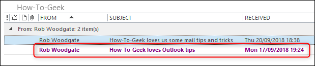 Use Conditional Formatting to Make Important Outlook Messages Stand Out