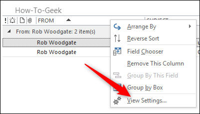 How to Format an Individual Column in an Outlook Folder