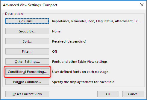 Use Conditional Formatting to Make Important Outlook Messages Stand Out