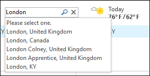 How to Automatically Show the Weather in the Outlook Calendar