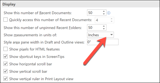 How to Change the Ruler Measurement Unit in Microsoft Word