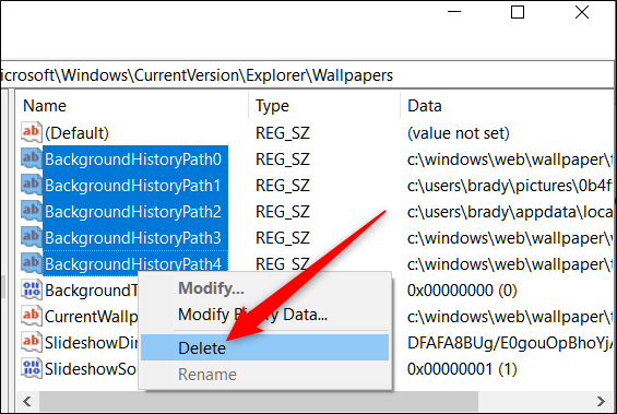 How to Clear Recently Used Desktop Background Images from Windows 10 ...