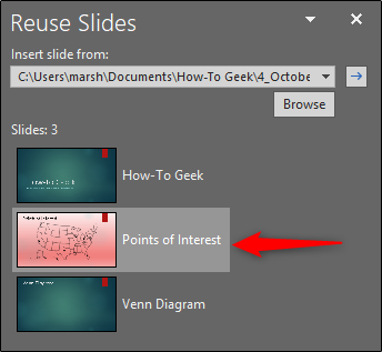 How to Reuse or Import Slides from Another PowerPoint Presentation