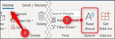 How to Use (or Hide) Outlook's Read Aloud Tool