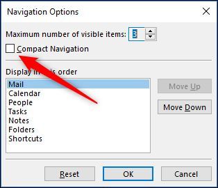 How to Customize the Navigation Pane in Outlook