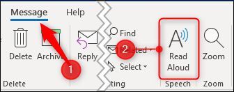 How to Use (or Hide) Outlook's Read Aloud Tool
