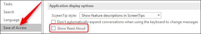 How to Use (or Hide) Outlook's Read Aloud Tool