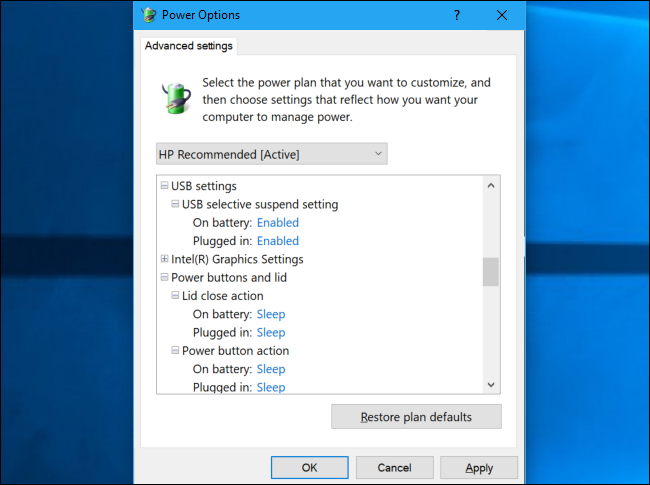 HTG Explains: What Are All Those Advanced Power Settings in Windows?