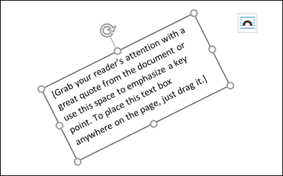 How to Make Diagonal Text in Word