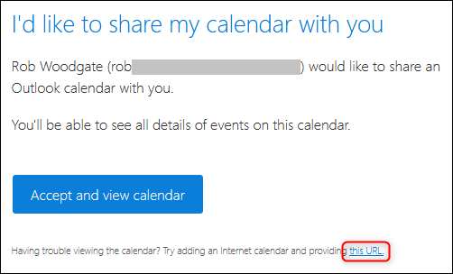 How to Share your Outlook Calendar