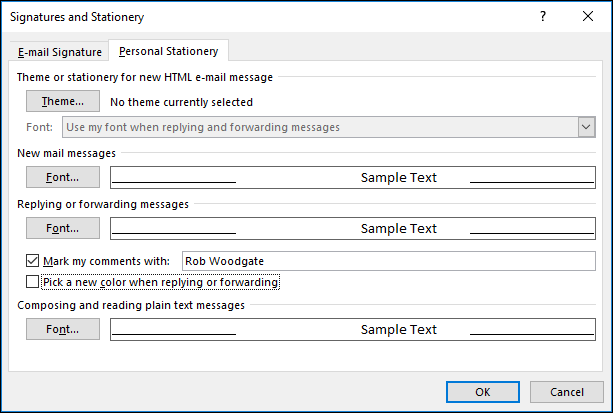 How to Customize the Theme and Formatting for Outlook Mail