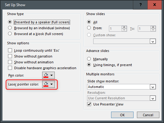 Turn Your Mouse into a Laser Pointer in PowerPoint