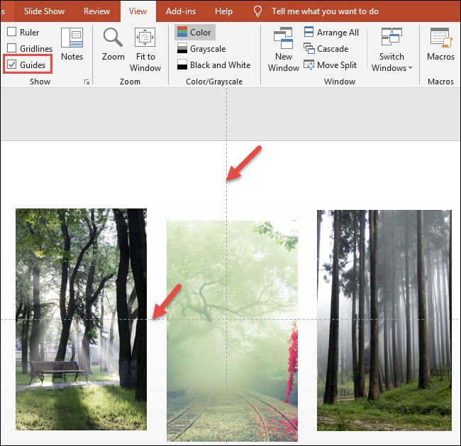 How to Use Guidelines to Line Up PowerPoint Objects