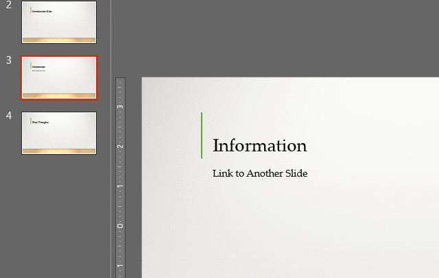 How to Link to Another Slide in the Same PowerPoint Presentation