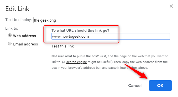How to Insert Hyperlinks in Images in Gmail