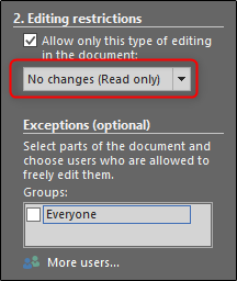 How to Protect Parts of a Word Document from Editing