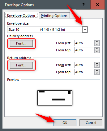 How to Create and Print an Envelope in Word