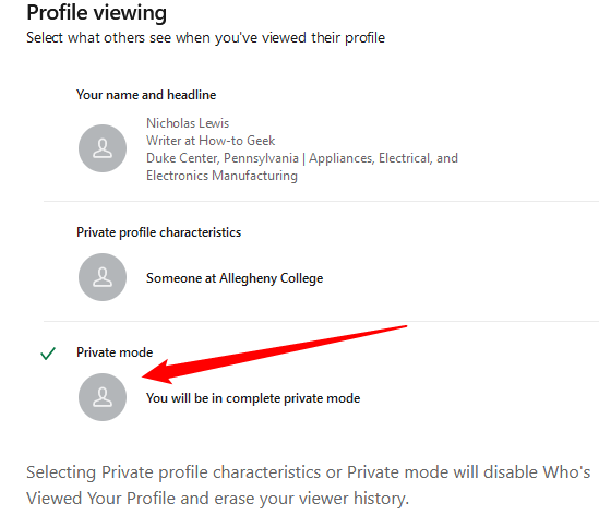 How to Stop LinkedIn From Telling Someone You Viewed Their Profile