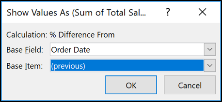 How to Calculate Percentage Change with Pivot Tables in Excel