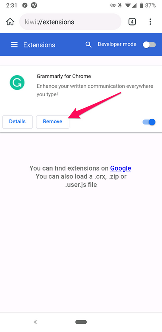 How to Install Desktop Chrome Extensions on Android