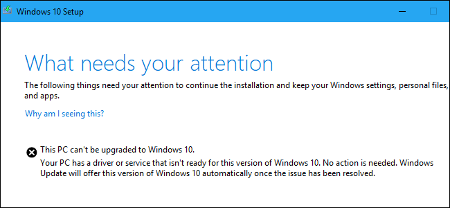 How to Fix "What Needs Your Attention" Windows 10 Setup Errors