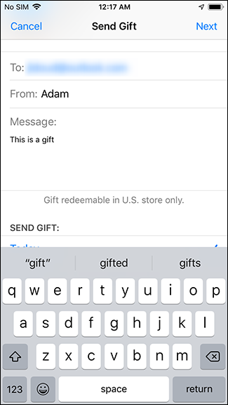 How to Send an iPhone or iPad App as a Gift