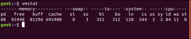 How to Use the vmstat Command on Linux