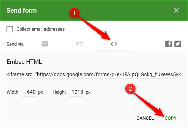 How to Create a Website Contact Form With Google Forms