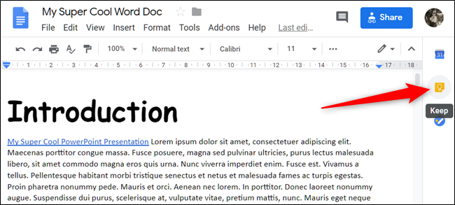 How to Add Google Keep Notes to Google Docs