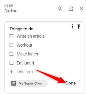 How to Add Google Keep Notes to Google Docs