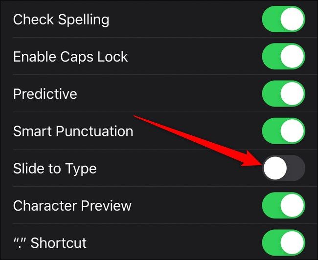 How to Disable Swipe Typing on the iPhone's Keyboard