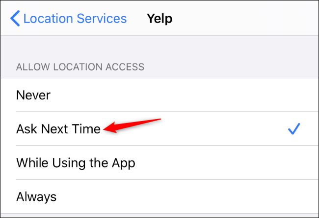 How to Make iPhone Apps Always Ask for Location Access