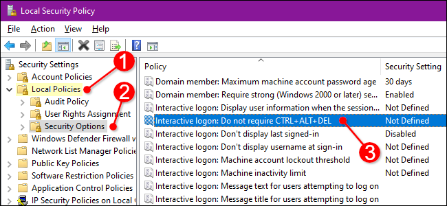 How to Enable or Disable Secure Sign-In for Windows 10