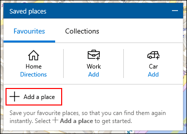 How to Save Favorite Places in Windows 10 Maps