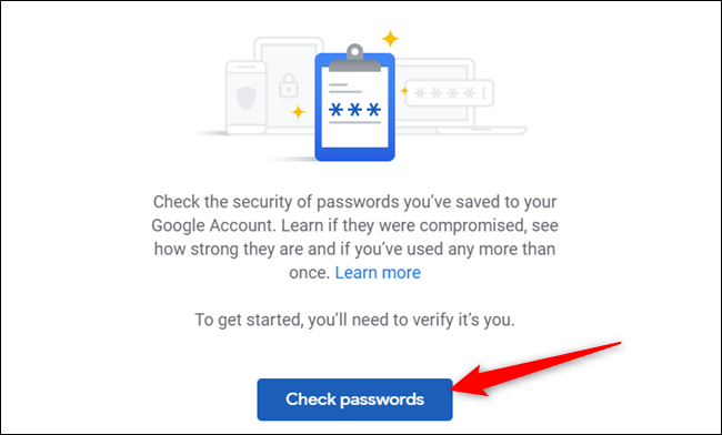 How to Use Google Password Checkup