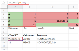 How To Concatenate Data From Multiple Cells In Google Sheets