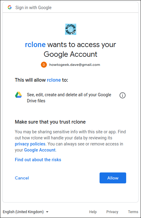 How to Use rclone to Back Up to Google Drive on Linux