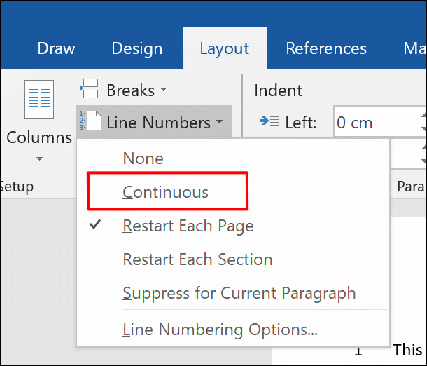How to Add Line Numbers to a Microsoft Word Document