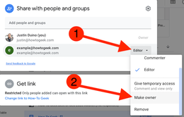 How To Change The Owner Of A File In Google Drive